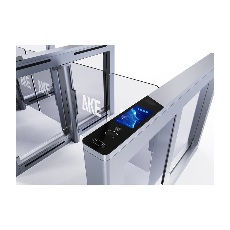 AKE Speed Gate Turnstile Face Recognition QR Code High Speed Anti ...