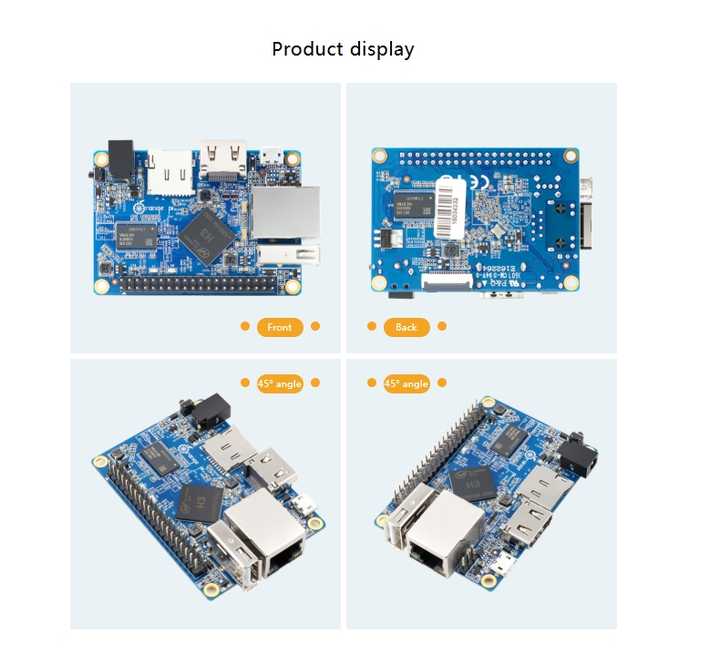Orange Pi One 1GB RAM Mini PC Allwinner H3 SoC DDR3 Quad-Core Single Board Computer Support ...