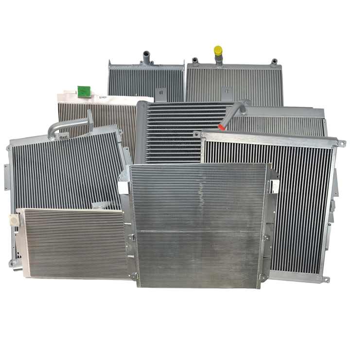 Factory Priced Carter Hydraulic Oil Radiator Excavator Parts Oil Cooler ...