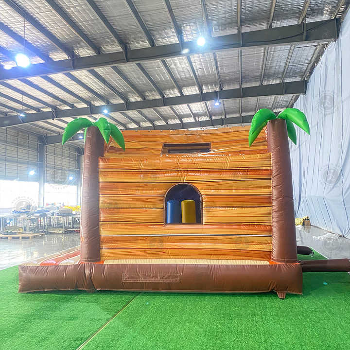 PVC Pirate Nuggets Theme Inflatable Bouncer Sturdy Castle Combo for ...