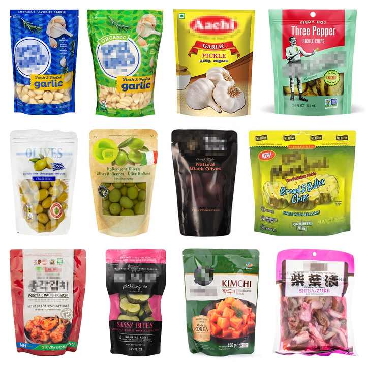 Fully Automatic Pickles Garlic Pickle Premade Zip Lock Bag Packaging ...