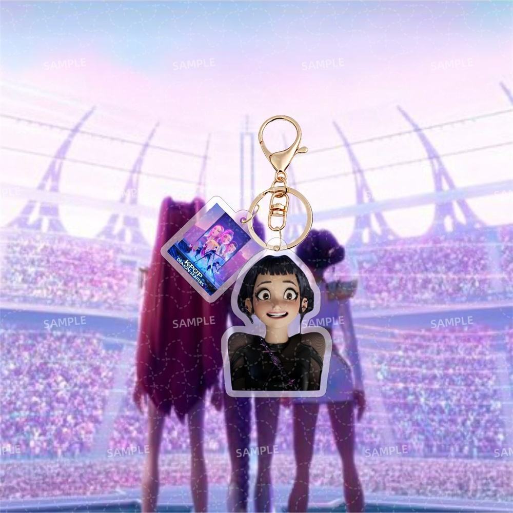 New Design Kpop Demon Hunters Keychain - Acrylic Cartoon Style