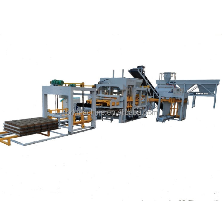 BRK QT10-15 PLC Fully Automatic Brick Production Line for Hollow ...