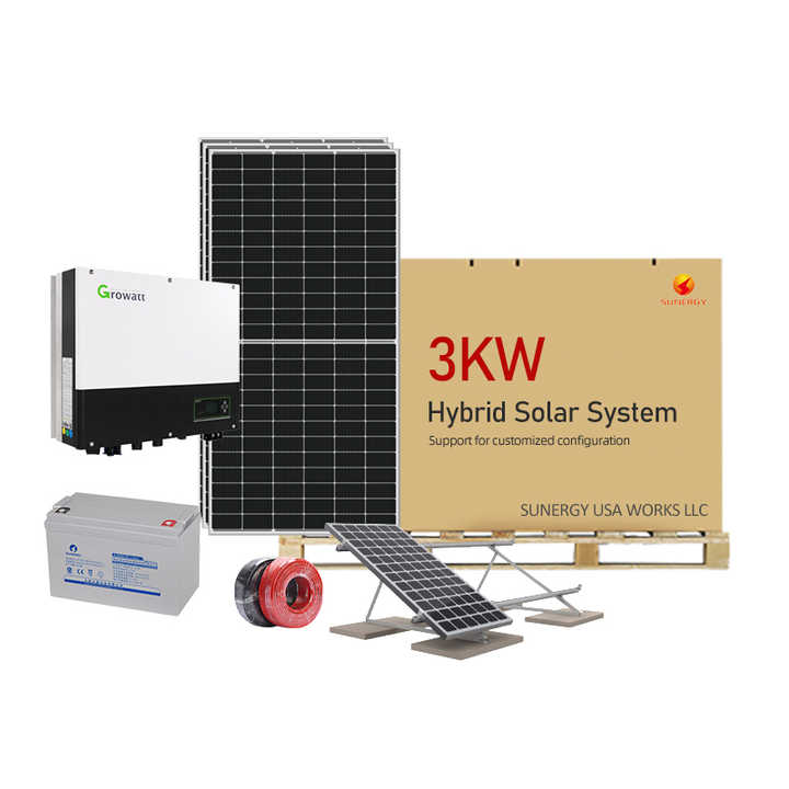 30Years Life Span 10kw 15kw Solar Panels 5kw on Grid Hybrid Solar ...