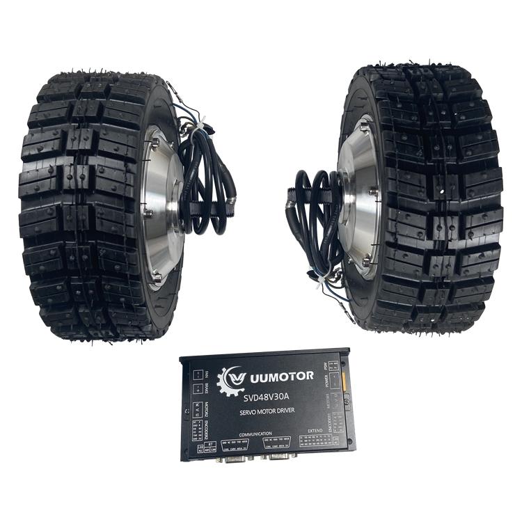 remote control RC 60A 24-48V FOC RS48V CAN dual encoder servo motor ...