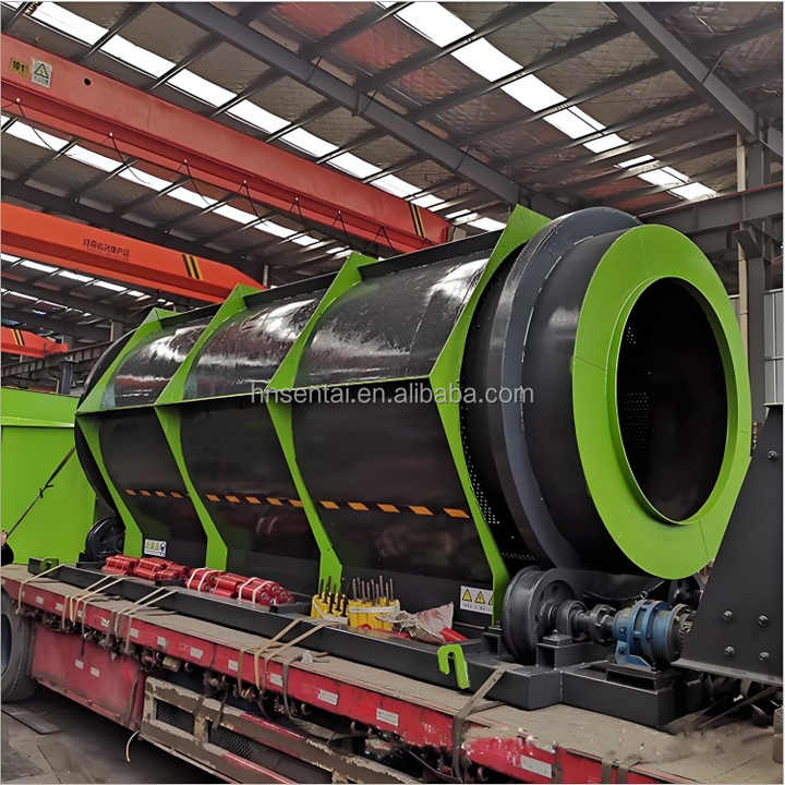 Professional Shaftless Drum Screen for Organic Fertilizer | Durable ...