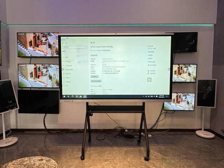 VSTI 75-Inch Digital Interactive Smart Board Multi-Touch Panel ...