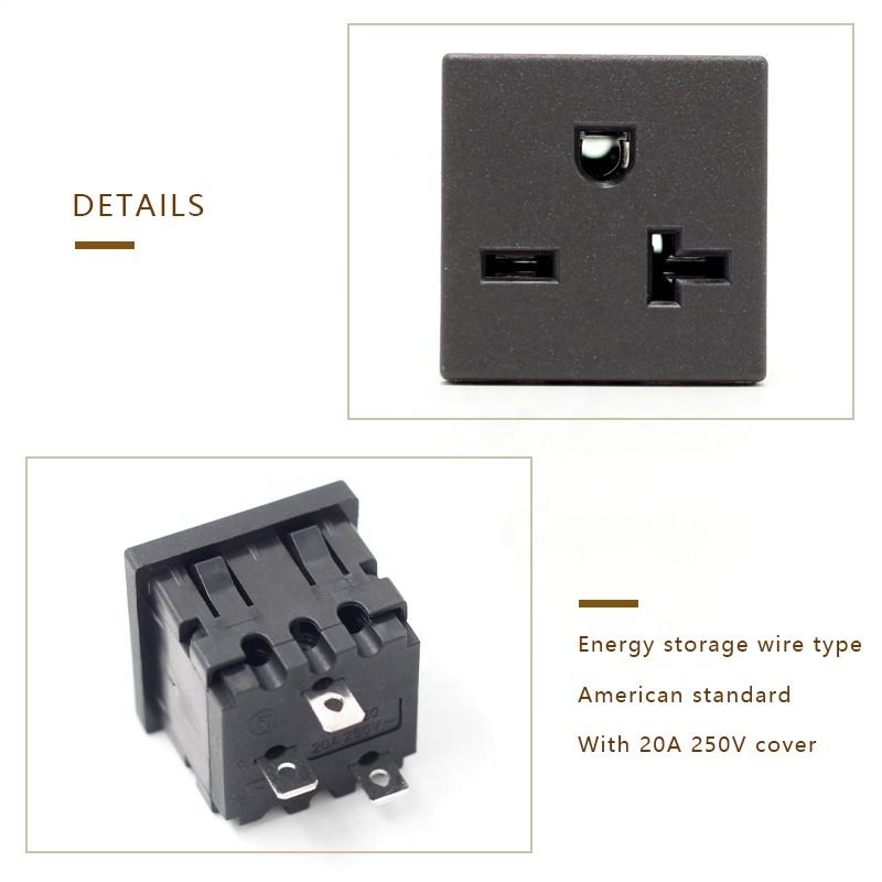 IEC 20A 250V AC American USA Standard Socket - Beisuos PDU