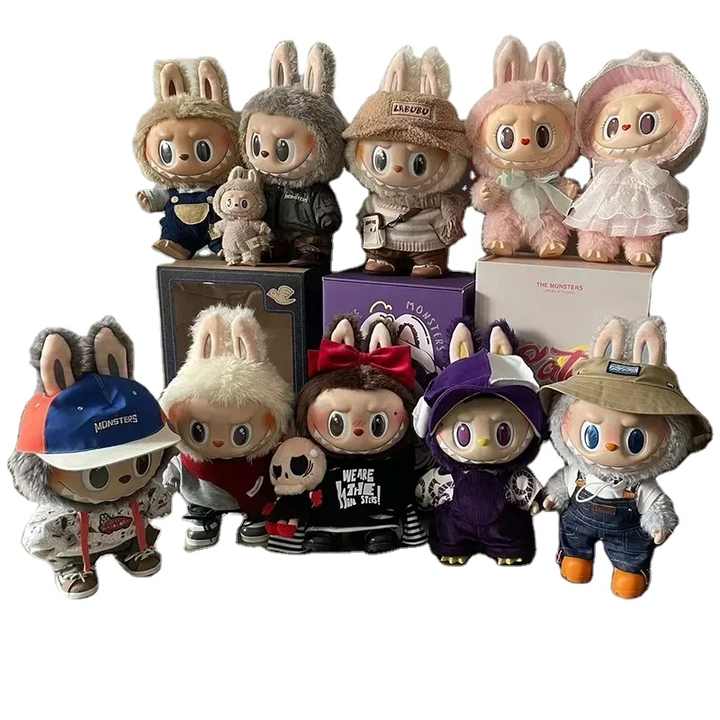 LABUBU Flip with Me Action Figure Toys Monsters Mokoko Plush Dolls PVC ...