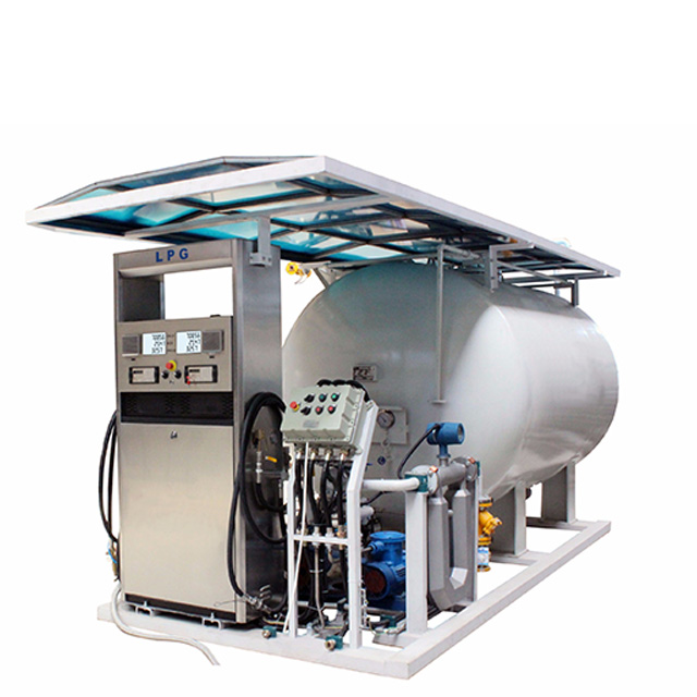 Propane Skid with Storage Tank - 5m3 Capacity, ASME Certified