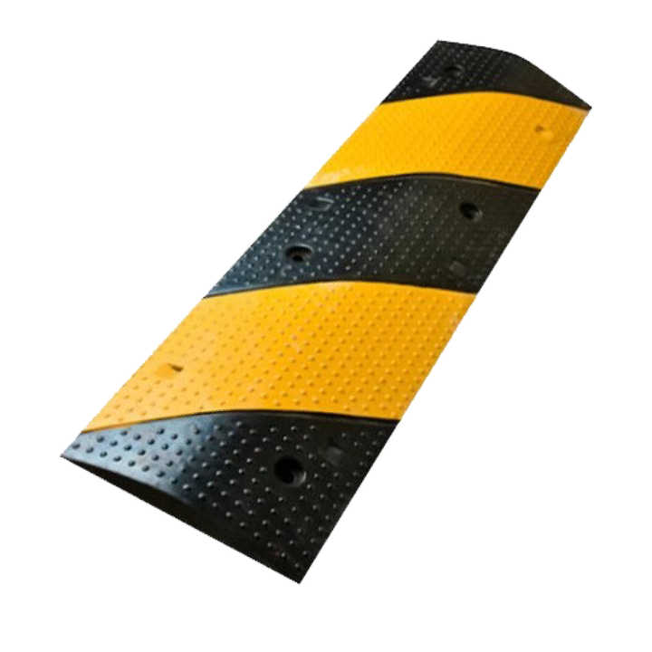 High Visibility Rubber Speed Bumps for Effective Traffic Speed ...