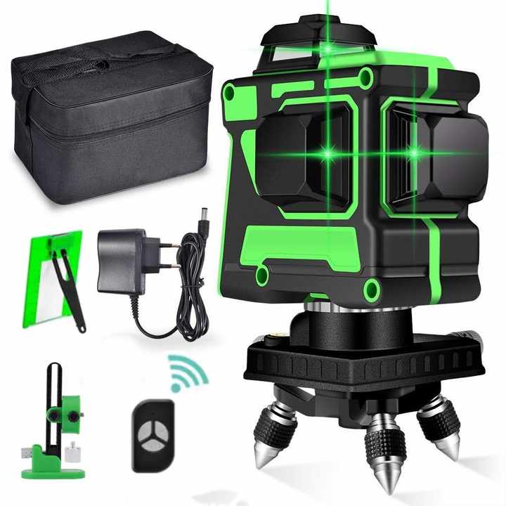 12 Line 3D Laser Level - Precision Self-Leveling Tool