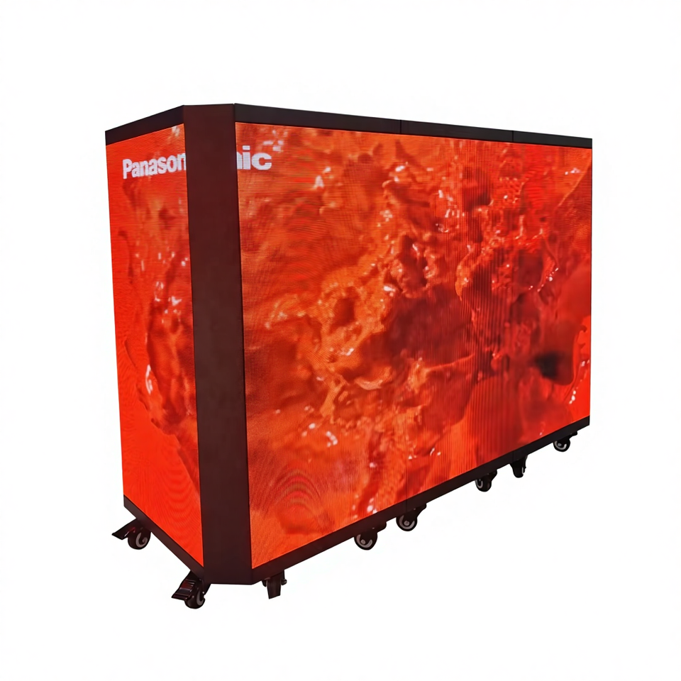 Full Color High Quality Foldable LED DJ Booth LED Screen with Animation ...