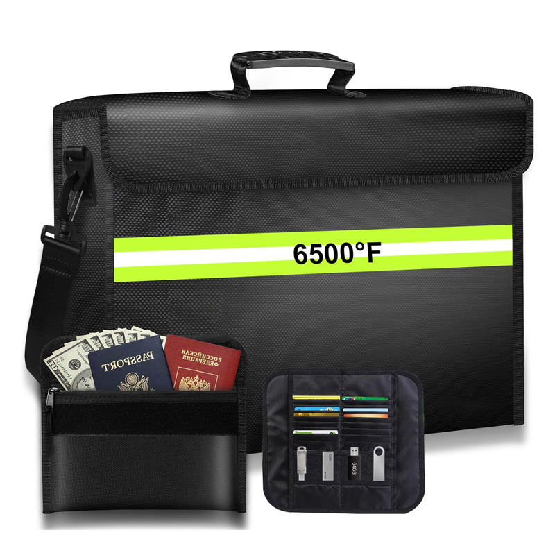 Custom Large Capacity 6500°F Fireproof Briefcase for Documents