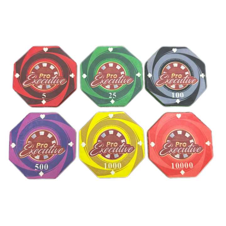 New Design Trend Customization Ceramic Octagon Poker Chip| Alibaba.com