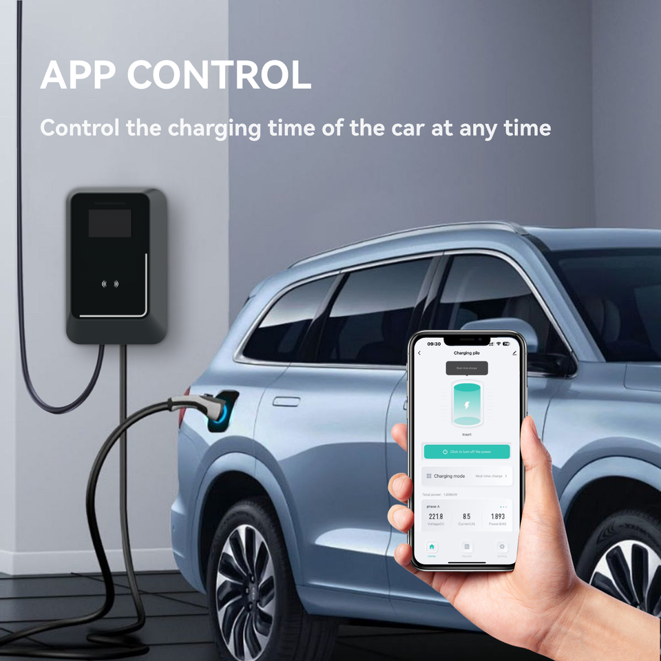 TPSON New Released Smart Wallbox 7kW/11kW/22kW Fast Charging Station EV ...