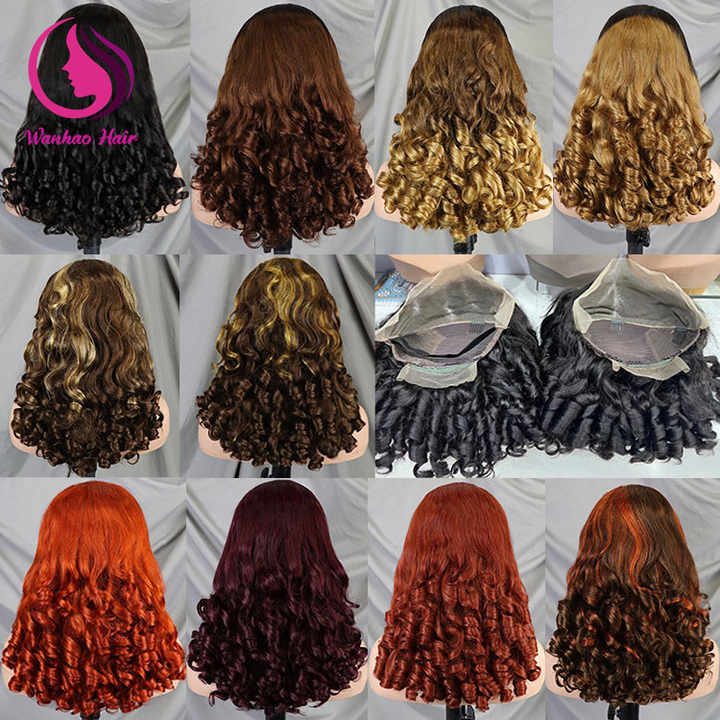 250% Density Egg Curly Wig Highlight Natural Colored 13x4 Transparent ...
