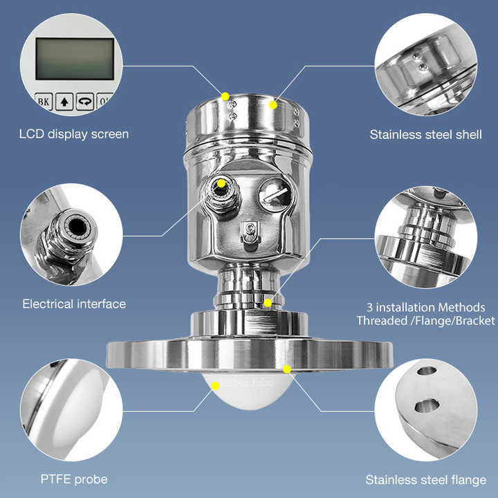 ATEX Certified Explosion-Proof Level Meter Non-Contact Radar Level ...