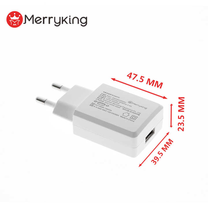Korean Plug AC DC 100-240V Power Adapter 5V 1.2A USB Charger