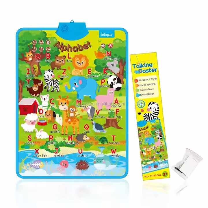 English Talking Poster Learning Phonetic Chart Audio Charts for Kids ...
