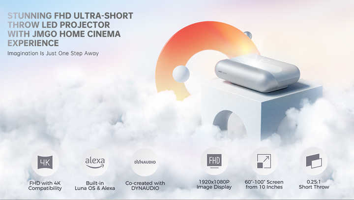 Jmgo O1 1080p Full HD Projector - Smart Home Theater with 3D, Short ...