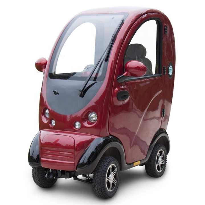 All Terrain Four-Wheel Mobility Scooter with Enclosed Cabin - Electric ...