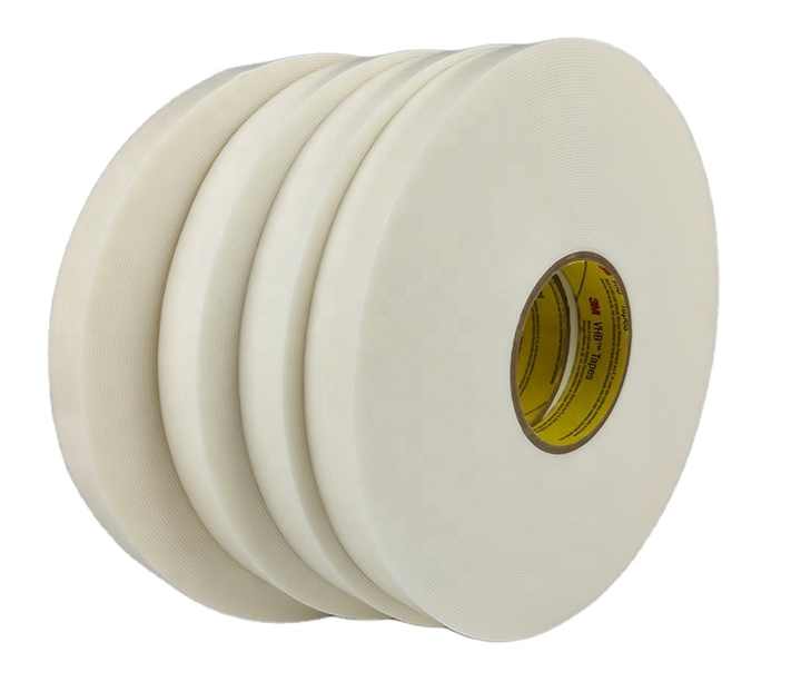 3M 4951 9mm X 33m, 1.10mm Thick, White VHB Acrylic Foam Double-Sided Tape, Heat-resistant ...