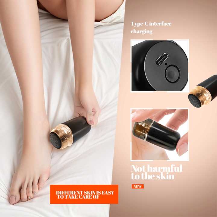 2000RPM Portable Foot Polisher Skin Care Remove Calluses Exfoliator ...