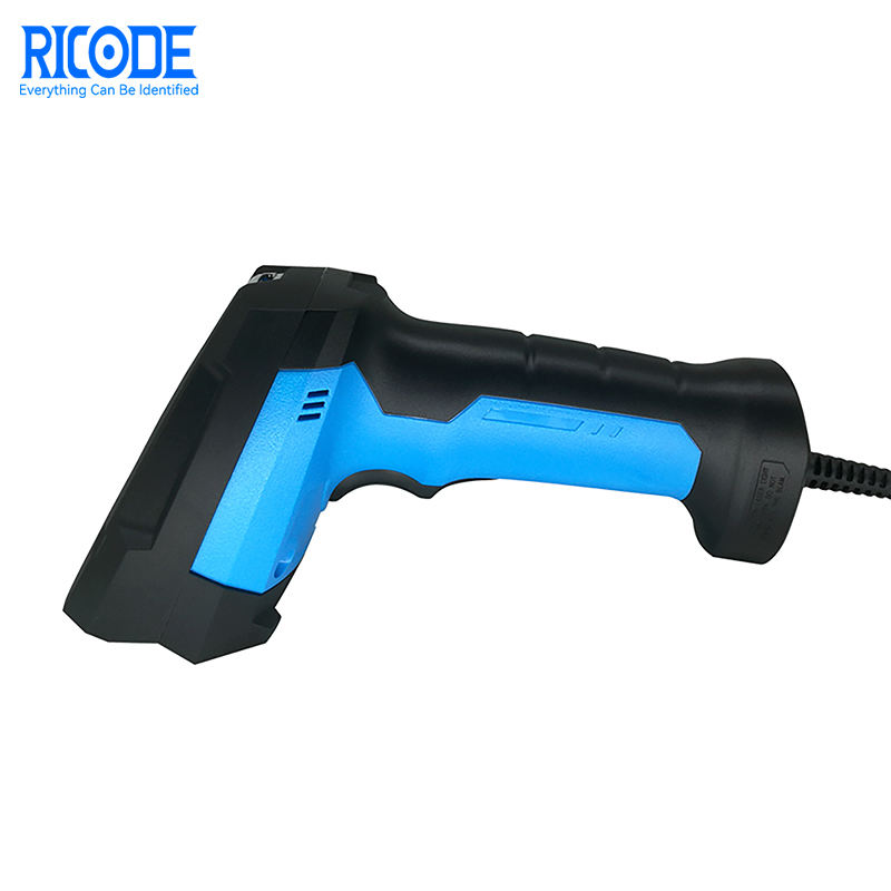 Long Range 2D Wired Barcode Scanner CMOS QR Code Reader IP68 Waterproof ...