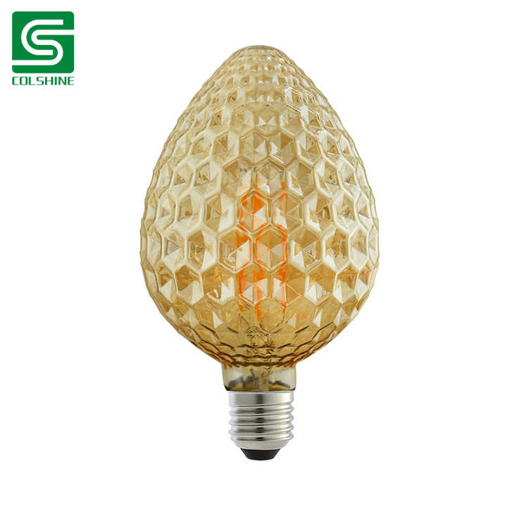 Pineapple Shape LED Filament Bulb with Warm Glow for Natural Room and ...