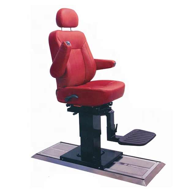 Marine driving chair captain boat seat square steel column hydraulic ...