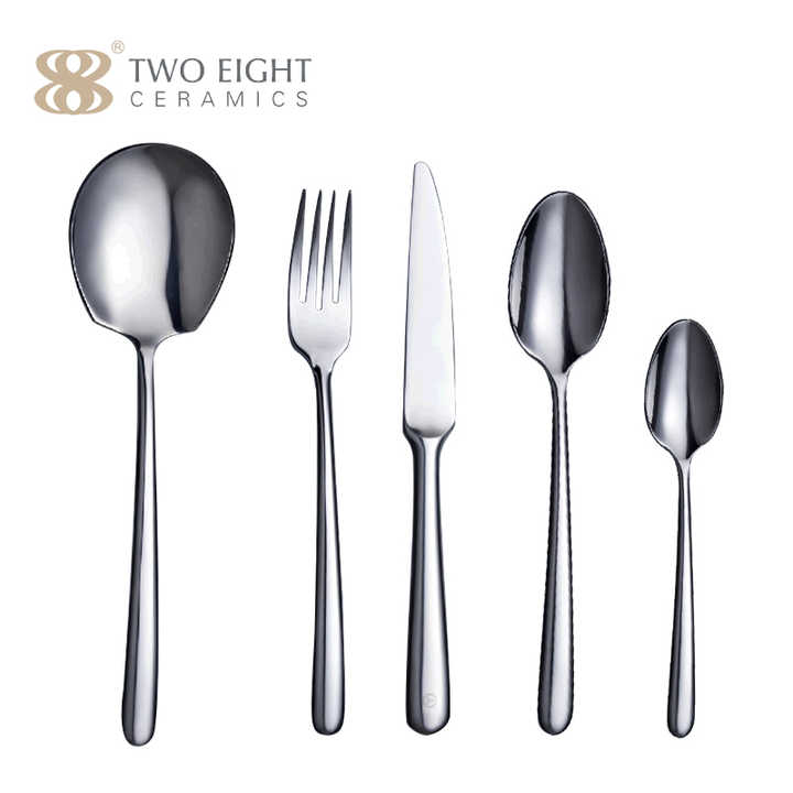 Moon Stainless Steel 1810 Flatware Set for Catering