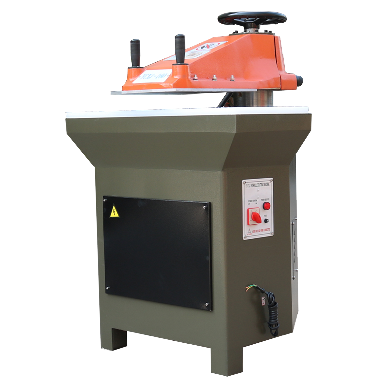 20 Tons Leather Shoes Cutting Die Machine Hydraulic Swing Arm Clicker ...