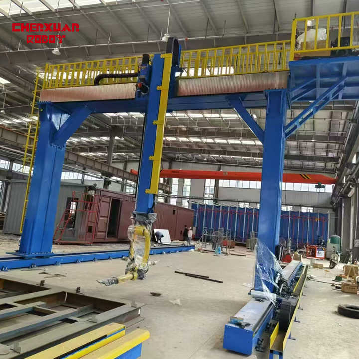 Inverted Welding Overhead Robot Track System | Stable Ceiling-Mounted ...