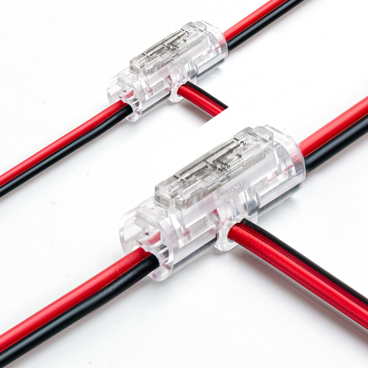 2P T-Tap Connector for 20/18AWG Wire, No Strip Quick Lock Splice ...