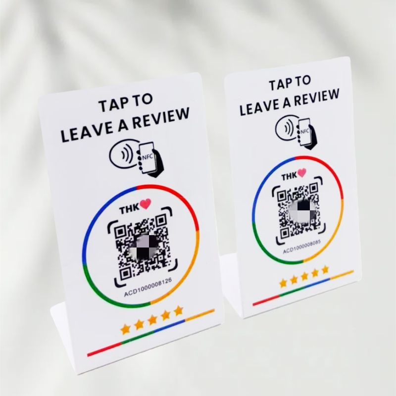 NFC Access Control Handheld Cards Customized White and Black Polyvinyl ...
