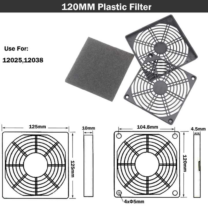 40mm-220mm Dustproof Fan Covers - Protect Your Equipment