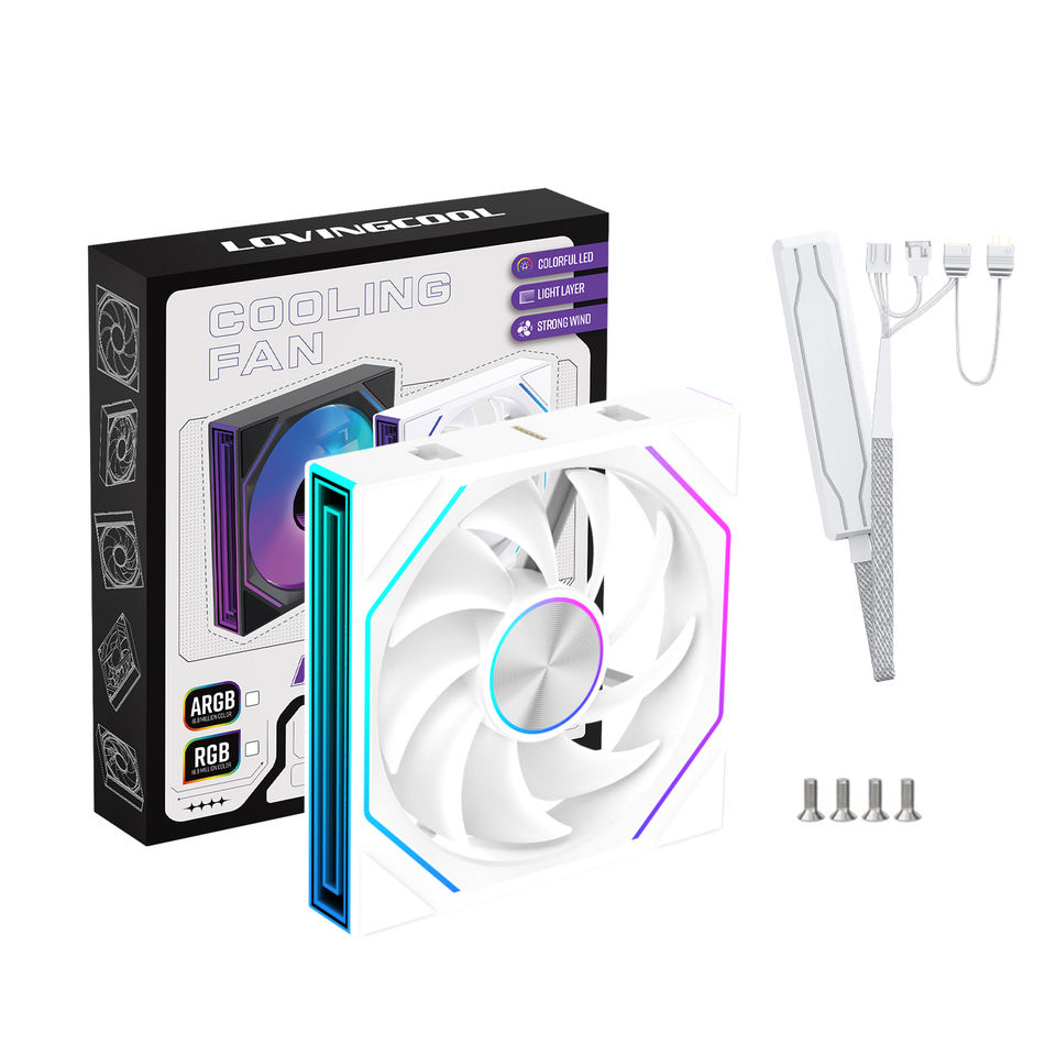 Lovingcool 2026 Most Popular ARGB Fan Sync High CFM Airflow CPU Gaming ...