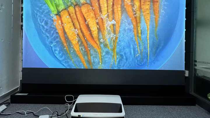 Motorized ALR Floor Rising Projector Screen 150 Inch for Home Theater