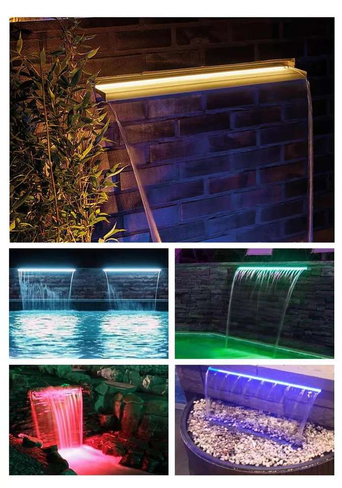 Outdoor Waterfall LED Lights - Durable & Efficient