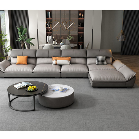 New Design Modern Microfiber Fabric Sofas And Couch Home Sectional ...