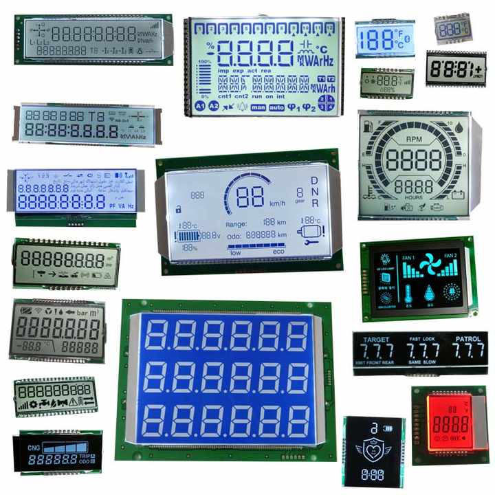 9 Digits Reflective Segment Lcd Display For Energy Meter Counter Without Backlight| Alibaba.com