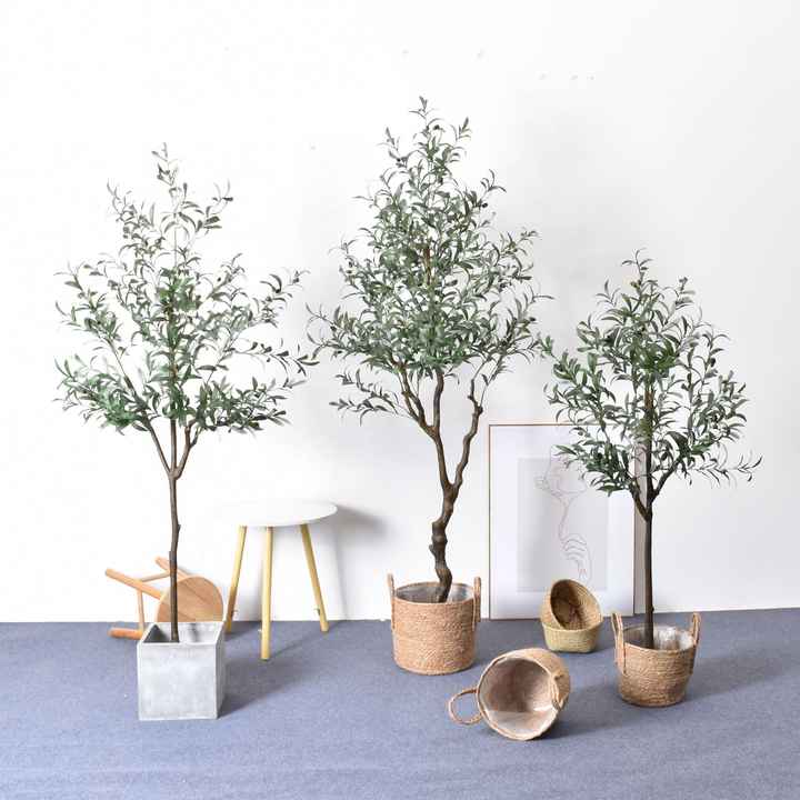 210CM 180 CM Artificial Olive Tree in Pot Indoor Home Hotel Indoors ...
