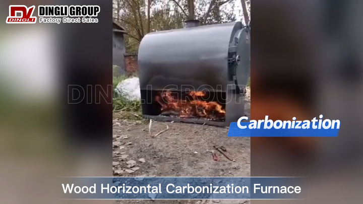 Dingli High Quality Bamboo Charcoal Making Machine