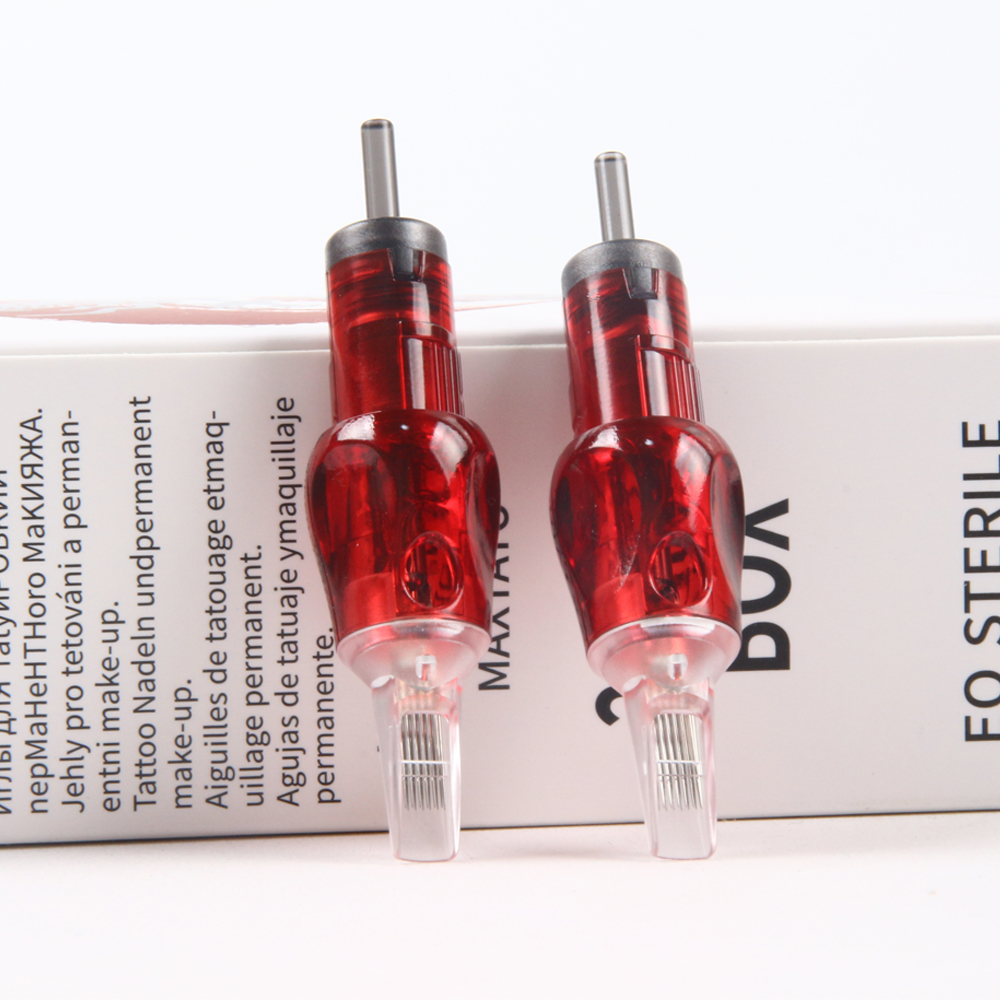 20pcs/box Tattoo Cartridge Needle RL RS RM Permanent Makeup Eyebrow ...