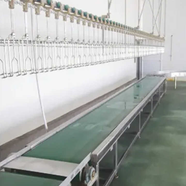 Automatic Chicken Duck Poultry Hen Crates Slaughter Line Hanging ...
