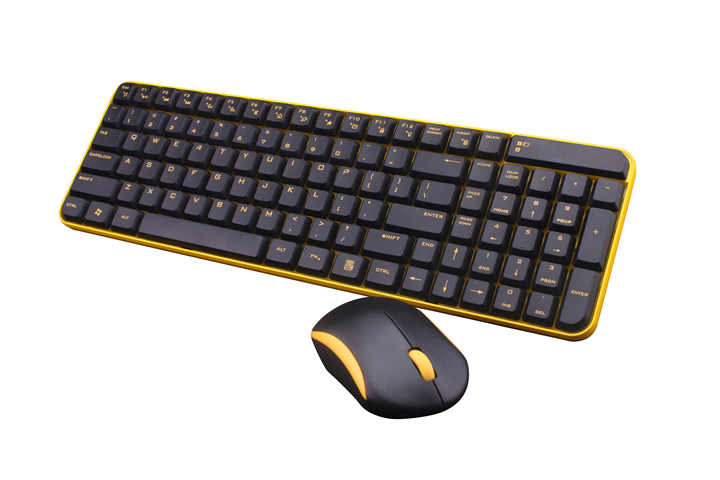 Gaming Wireless Keyboard and Mouse Bundle Set Kit Combo 2.4G Wifi Usb ...