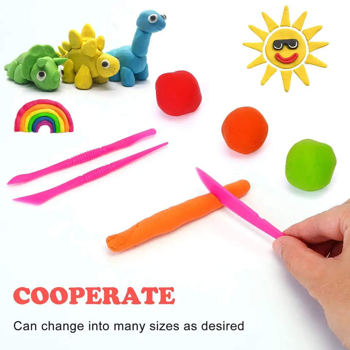 Ultra Light 500g Large Package Kindergarten Color Mud Playdough & Slime ...