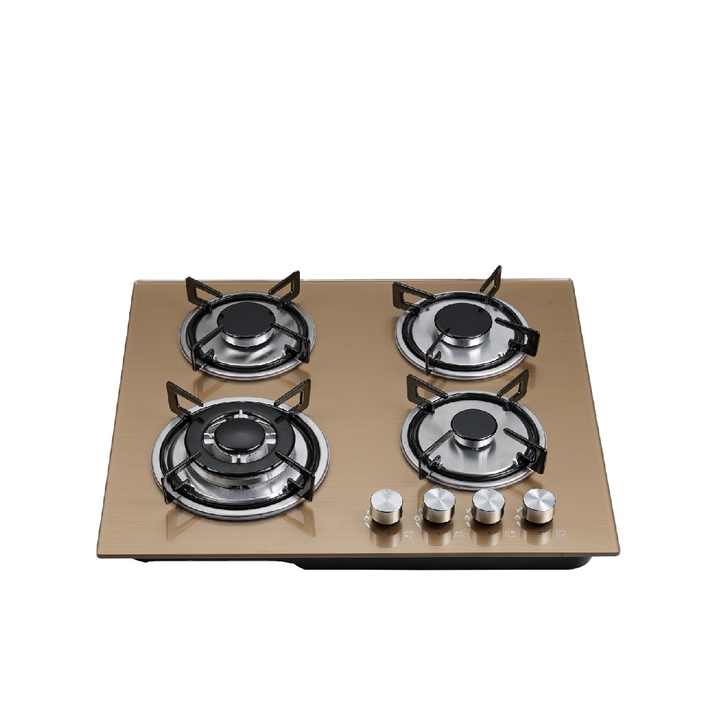 Built-in 4 Burner Gas Hob Special Color Glass Cooktop Electric Kitchen ...