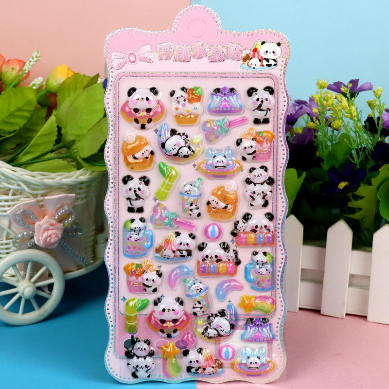 3D Stereoscopic Relief Stickers for Children Cartoon Labab, , Panda ...